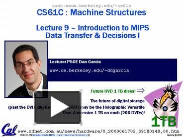 CS61C Lecture 13 presentation | free to download