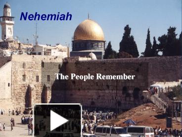 Nehemiah presentation | free to download