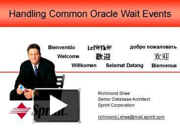 Handling Common Oracle Wait Events presentation | free to view