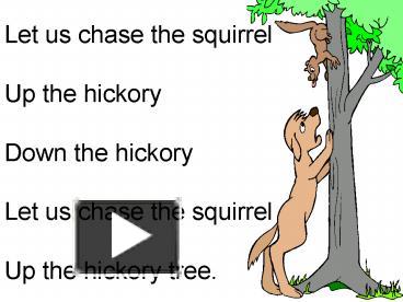 Let us chase the squirrel presentation | free to view