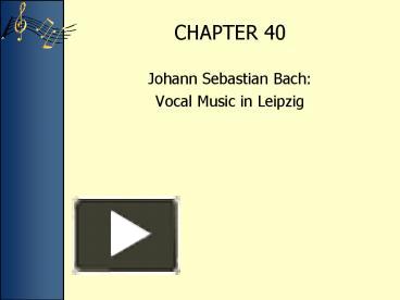 PPT – Johann Sebastian Bach: PowerPoint presentation | free to view ...