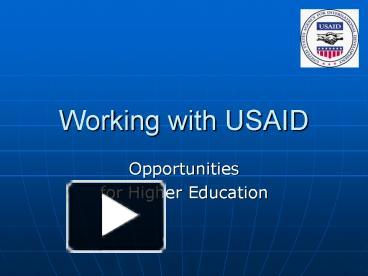 Working with USAID presentation | free to view