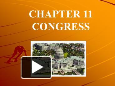 CHAPTER 11 CONGRESS presentation | free to view