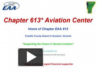 Chapter 613 Aviation Center presentation | free to view
