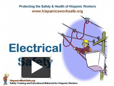 Electrical Safety presentation | free to view