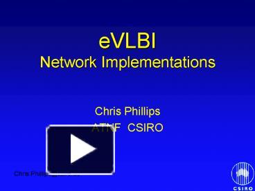 PPT – eVLBI Network Implementations PowerPoint presentation | free to view - id: af888-Mzk0Y