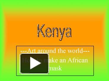 Art around the world presentation | free to view