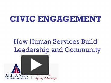 CIVIC ENGAGEMENT presentation | free to view