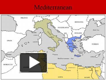 Mediterranean presentation | free to view