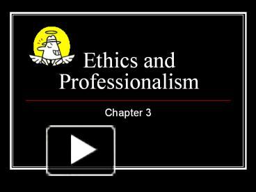 Ethics and Professionalism presentation | free to download