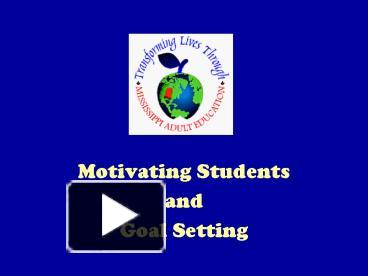 Motivating Students presentation | free to view