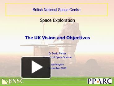Space Exploration presentation | free to view
