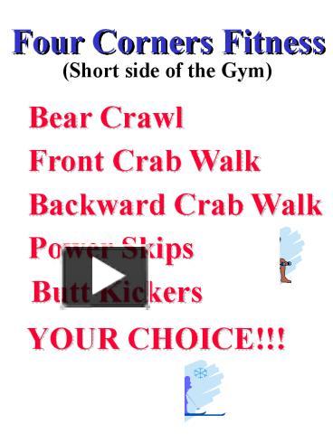Four Corners Fitness presentation | free to view