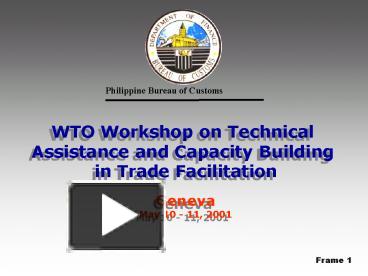 WTO Presentation presentation | free to download