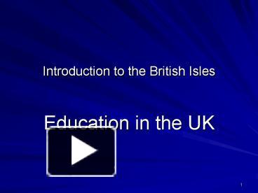 PPT – Introduction to the British Isles PowerPoint presentation | free ...