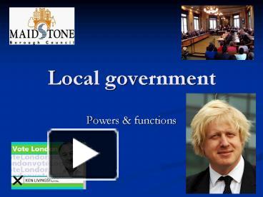 PPT – Local government PowerPoint presentation | free to view - id ...