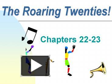 The Roaring Twenties! presentation | free to view