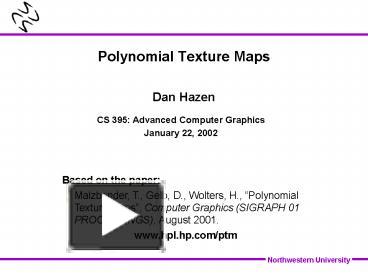 PPT – Polynomial Texture Maps PowerPoint presentation | free to download - id: bc211-NGRhN