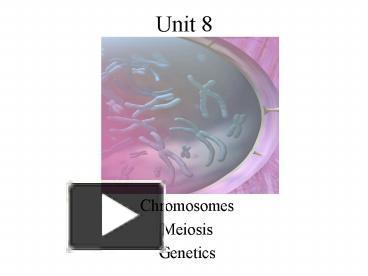 PPT – Chromosomes PowerPoint presentation | free to view - id: bc7ee-ZDc1Z