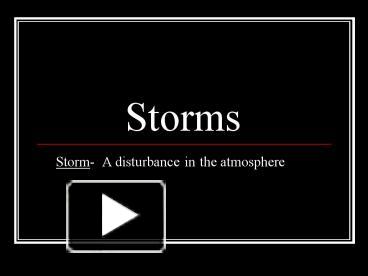 Storms presentation | free to view