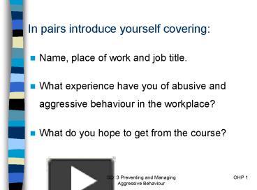 PPT – OHP 1 PowerPoint presentation | free to view - id: be97c-ZDc1Z