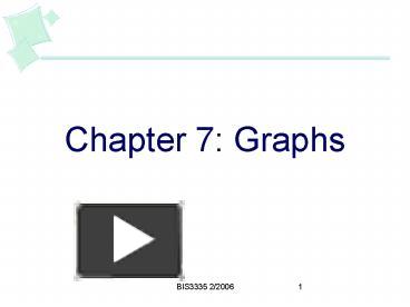 Chapter 7: Graphs presentation | free to view