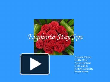 PPT – Euphoria Stay Spa PowerPoint presentation | free to view - id: bf4e-NDE3Y
