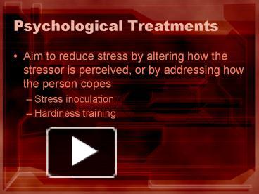 PPT – Psychological Treatments PowerPoint presentation | free to ...