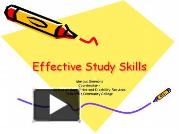 Effective Study Skills presentation | free to download