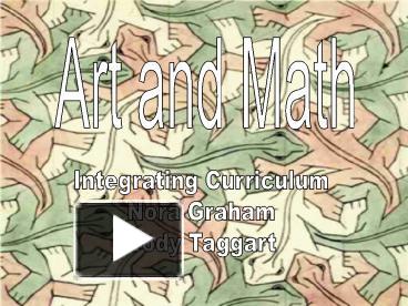 PPT – PowerPoint Presentation Art and Math PowerPoint presentation ...