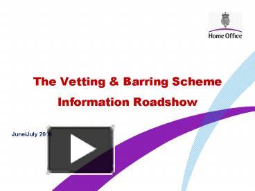 PPT – The Vetting PowerPoint presentation | free to view - id: c3c2f-ZDc1Z