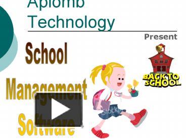 PPT – Aplomb Technology PowerPoint presentation | free to view - id: c822-YWRlO