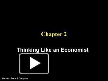 Thinking Like an Economist presentation | free to view