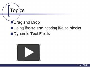 Drag and Drop presentation | free to view