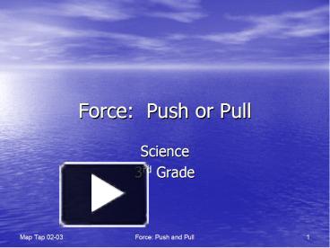 Force: Push or Pull presentation | free to view