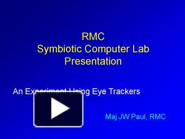 PPT – RMC Symbiotic Computer Lab Presentation PowerPoint presentation | free to view - id: cda43 ...
