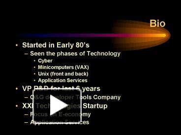 Bio presentation | free to view