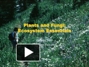 Plants and Fungi: Ecosystem Essentials presentation | free to download