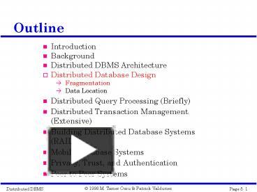 Outline presentation | free to download