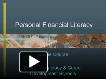 Personal Financial Literacy presentation | free to view
