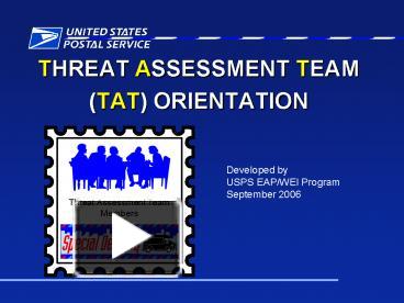 PPT – THREAT ASSESSMENT TEAM PowerPoint presentation | free to view ...
