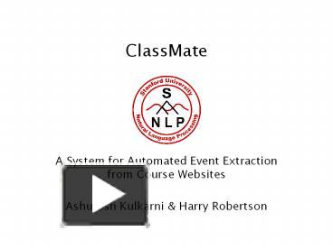 ClassMate presentation | free to download