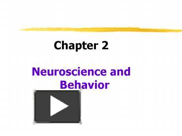 PPT – Neuroscience and Behavior PowerPoint presentation | free to view ...
