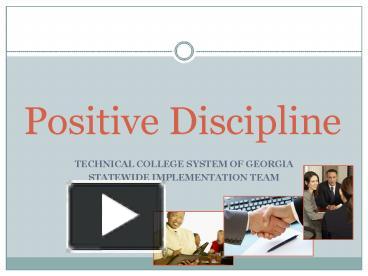Positive Discipline presentation | free to view