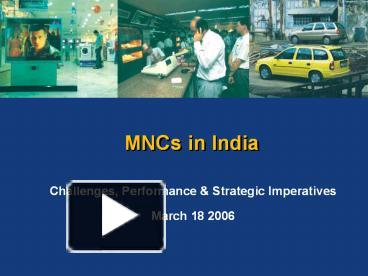 MNCs in India presentation | free to download