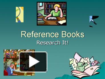 Reference Books presentation | free to view