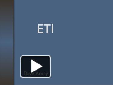 ETI presentation | free to download