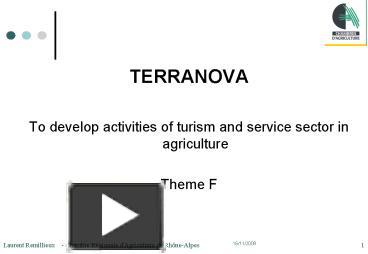 PPT – TERRANOVA PowerPoint presentation | free to view - id: e75cf-ZDc1Z