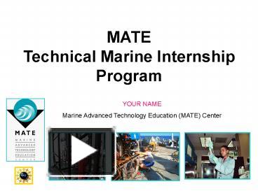 MATE presentation | free to view