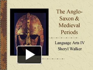 PPT – The AngloSaxon PowerPoint presentation | free to view - id: e8335 ...